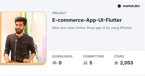 E Commerce App Ui Flutter Ecosystem Directory Marketdev