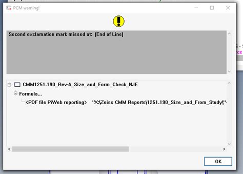 Auto Save Report Pcm Counting Pcm Zeiss Qualityforum