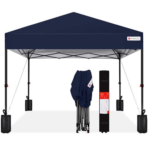 Best Choice Products 10 Ft X 10 Ft Blue Easy Setup Pop Up Canopy