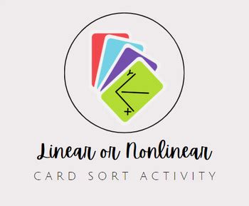 Linear Or Nonlinear Sort Activity By Jennifer Hayward TPT