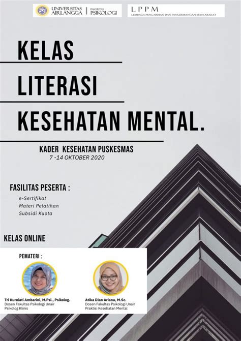 Dosen Psikologi Adakan Kelas Literasi Kesehatan Mental Untuk Kader