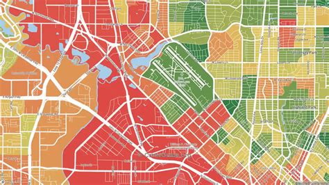 The Safest And Most Dangerous Places In Love Field Area Dallas Tx