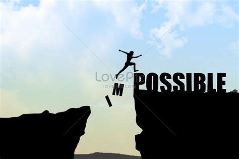 불가능에 도전하다 배경 사진 및 창의적인 일러스트 무료 다운로드 Lovepik