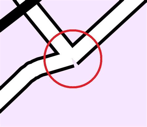 Arcgis Desktop Wedge Like Gaps At Road Intersections Geographic