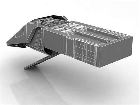 3d Imperial Shuttle Lambda Model Turbosquid 1622885