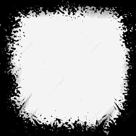 Grunge Square Frame Design Vector Grunge Square Frame Grunge Frame Grunge Design Png And