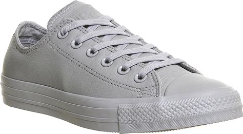 Converse Allstar Low Lthr Grey Mono Exclusive 10 Uk