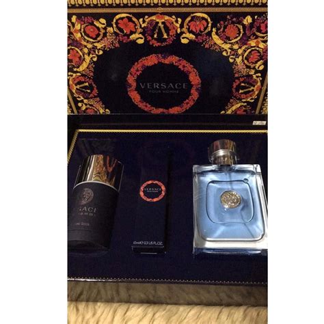 Versace Pour Homme Set 100ml 10ml Travel Spray Deodorant Shopee