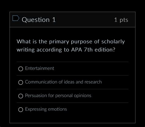Solved Question Ptswhat Is The Primary Purpose Of Chegg