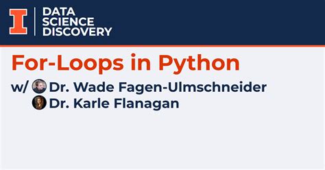 for loops in python data science discovery