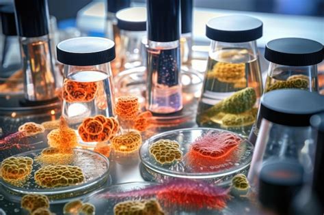 Premium Photo Microscopic Examination Of Germs In Laboratory Samples