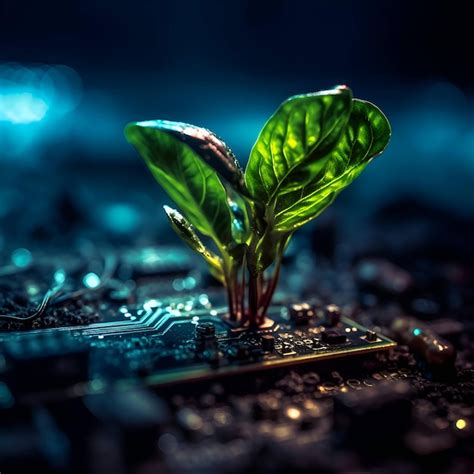 Brote Verde Que Crece A Partir De Semilla Brote Que Crece A Partir De