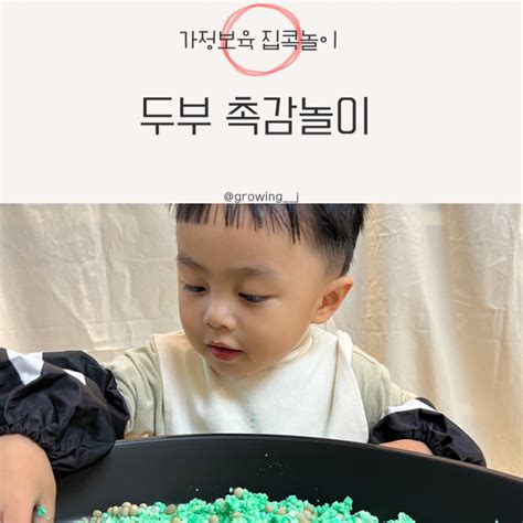 어린이집 누리과정 연계 가정활동 콩 두부 엄마표 미술놀이 네이버 블로그