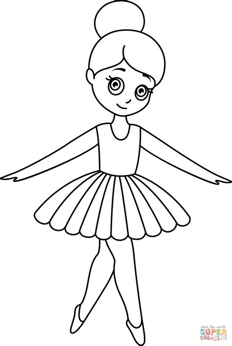 Anime Ballerina Coloring Pages