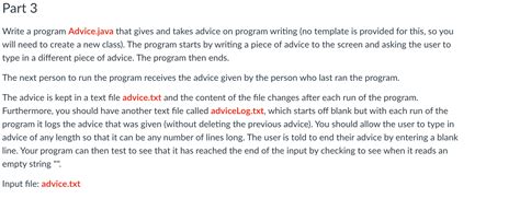 Solved Please Write These Parts In Java Please Also Create