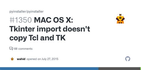 Mac Os X Tkinter Import Doesnt Copy Tcl And Tk · Issue 1350