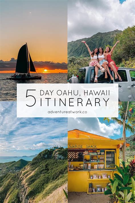 Oahu Hawaii Travel Guide 5 Day Itinerary Adventure At Work Oahu