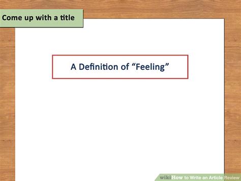 How To Write An Article Review With Sample Reviews Wikihow