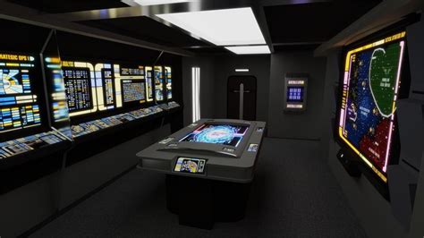 U S S Galadriel Interceptor Class Starship Bridge Design
