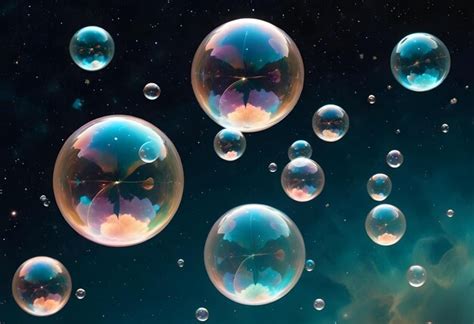 Bubbles Are A Common Sight In The Universe Premium Ai Generated Image