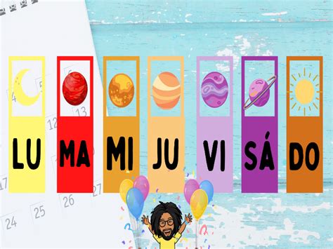 Puzzles De Los Días De La Semana Quebra Cabeças De