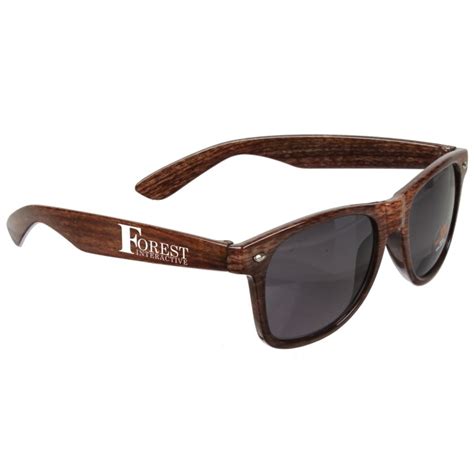Custom Wood Grain Sunglasses Personalized With Your Custom Logo Design Brandextenders