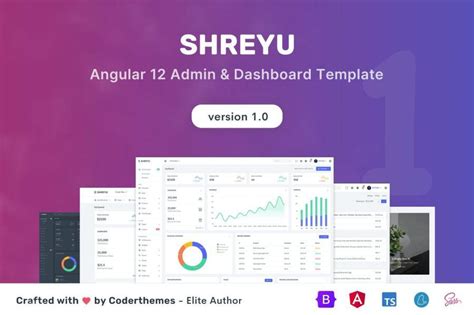 多用途angular框架的后台管理仪表盘模板 Shreyu 25学堂