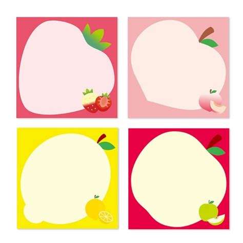 정사각 후르츠 떡메모지 4종 세트 딸기 레몬 복숭아 사과 1세트 가격 변동 추적 그래프 역대가