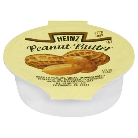 Heinz Peanut Butter Single Serve Cup Us Foods Chefstore