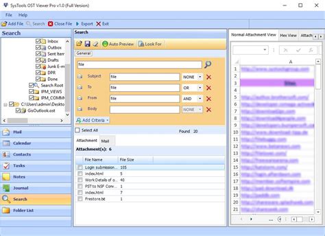 Advanced Searching Perform Ost Files Searching With Any Keywords