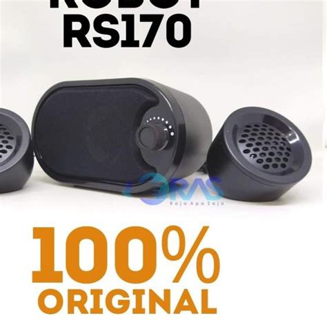 Jual Speaker Robot Rs Spiker Audio Computer Komputer Pc Laptop Portable Hitam Rs