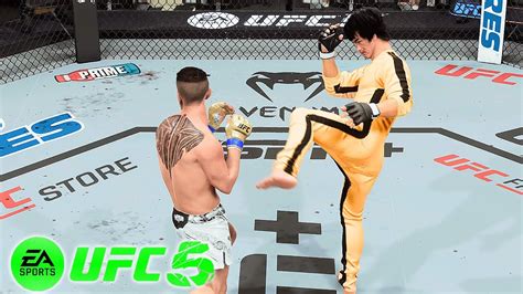 Bruce Lee Vs Dustin Poirier Enter The Dragon Youtube