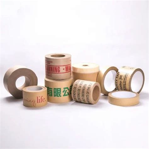 Custom Printed Kraft Paper Adhesive Tape At Best Price In Ahmedabad
