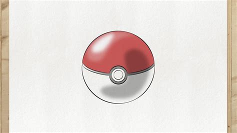 Como desenhar POKEBOLA Pokemon passo a passo MUITO FÁCIL e rápido Para Iniciantes YouTube