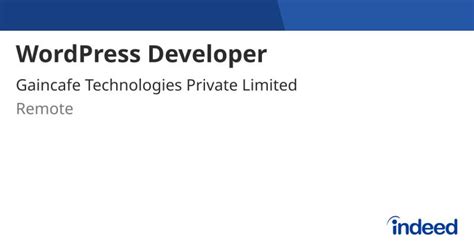 Tannu Singh On Linkedin Wordpress Developer Remote