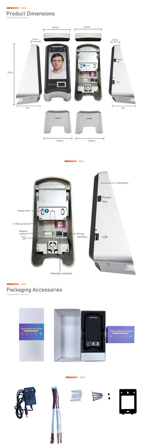 Hfsecurity Face Recognition Access Control Terminal With Nfc Qr Code Reader Hf X05 Buy Face