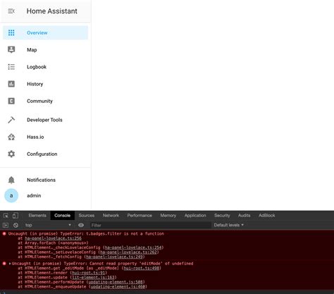 Tbadgesfilter Is Not A Function Andand Cannot Read Property Editmode