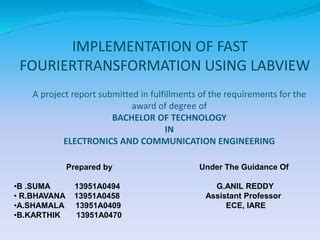 Fft Using Labview Ppt