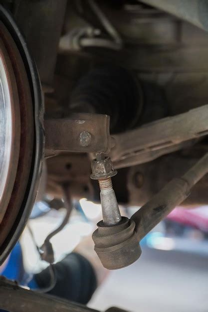 Premium Photo Ball Joint Left Driveshaft Of Front Axle With Disc