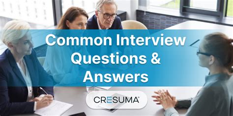 13 Common Interview Questions Answers For Any Job