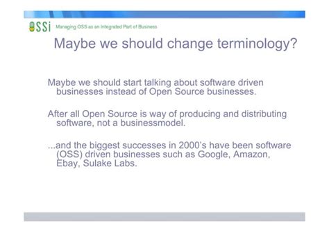 mikko puhakka open source business models ppt