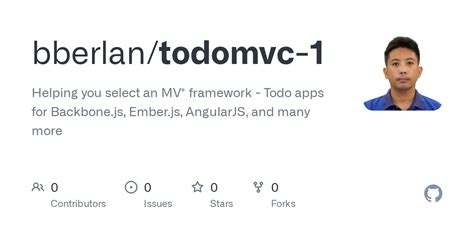 Github Bberlantodomvc 1 Helping You Select An Mv Framework Todo Apps For Backbonejs