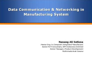 Data Communication Presentation Free To Download
