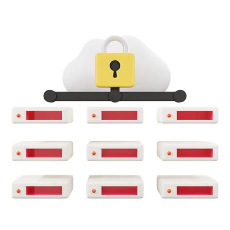 Online Storage Cloud Database Data File Server 3d Illustration