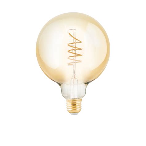 Ampoule EGLO LED sphérique rouge E27 245lm 4W Leroy Merlin
