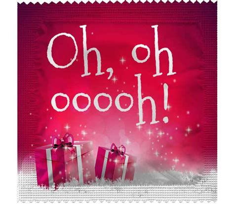 Naughty Christmas Condoms 3 Pieces Design