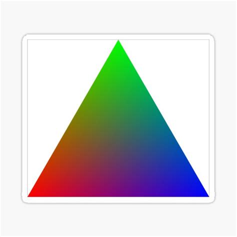 pegatina triángulo de gráficos por computadora opengl vulcano