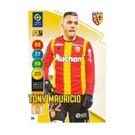 Buy Cards Tony Mauricio Rc Lens Panini Adrenalyn XL Ligue 1 2021 22