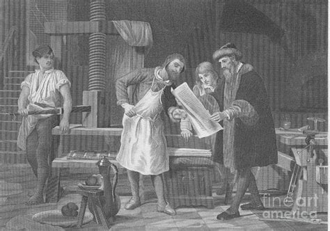 Johannes Gutenberg German Inventor Photograph By Photo Researchers