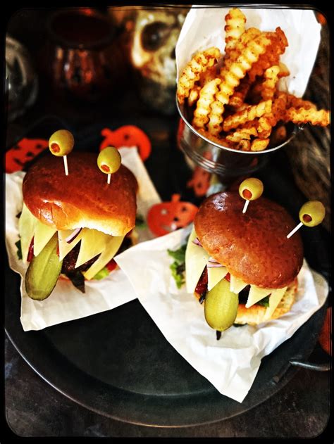 Halloween Burgers Monster Burgers Daisies And Pie